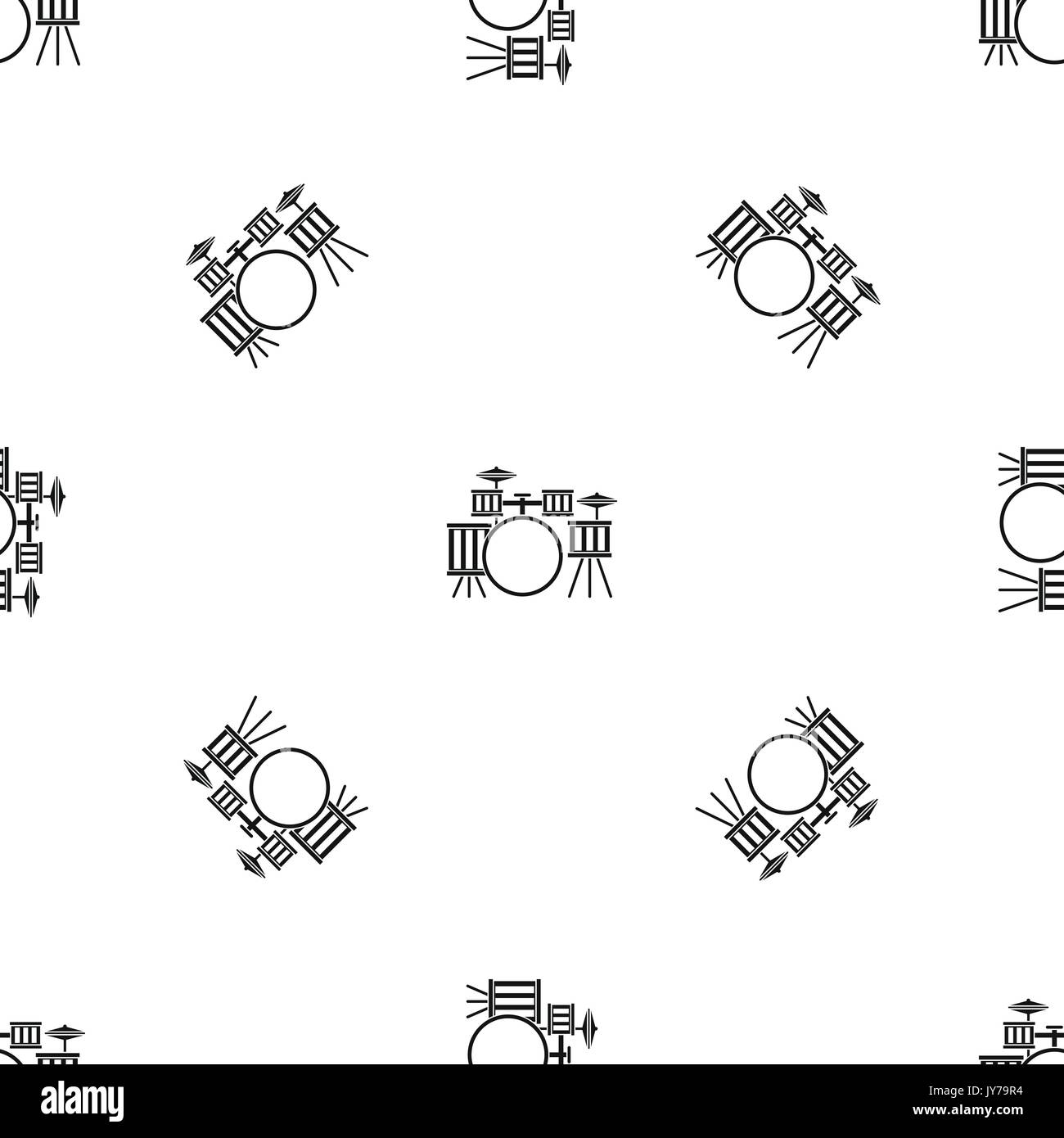 Drum kit pattern seamless black Stock Vector Image & Art - Alamy