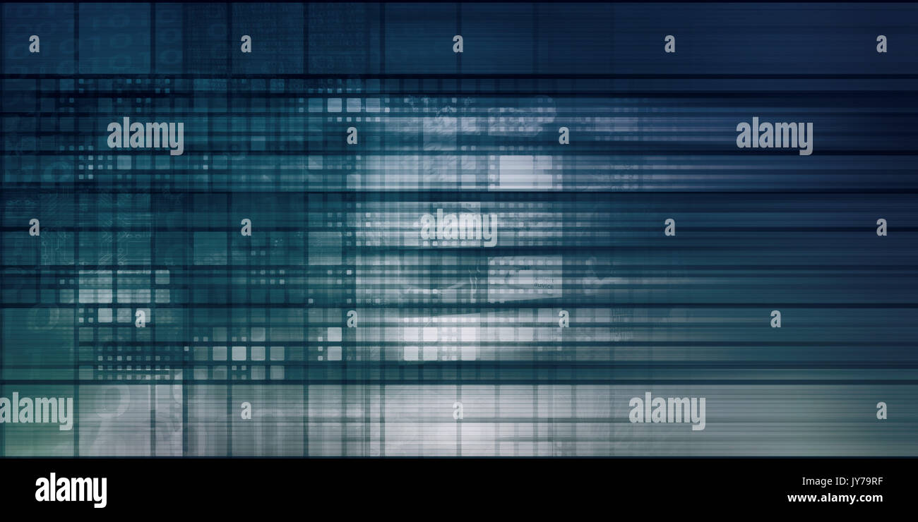 Technology Abstract as a Virtual Software Background Concept Stock ...