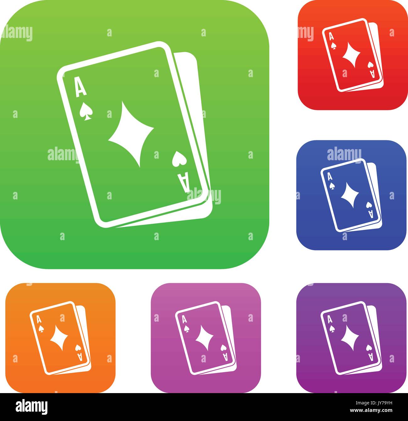 Playing card set collection Stock Vector Image & Art - Alamy
