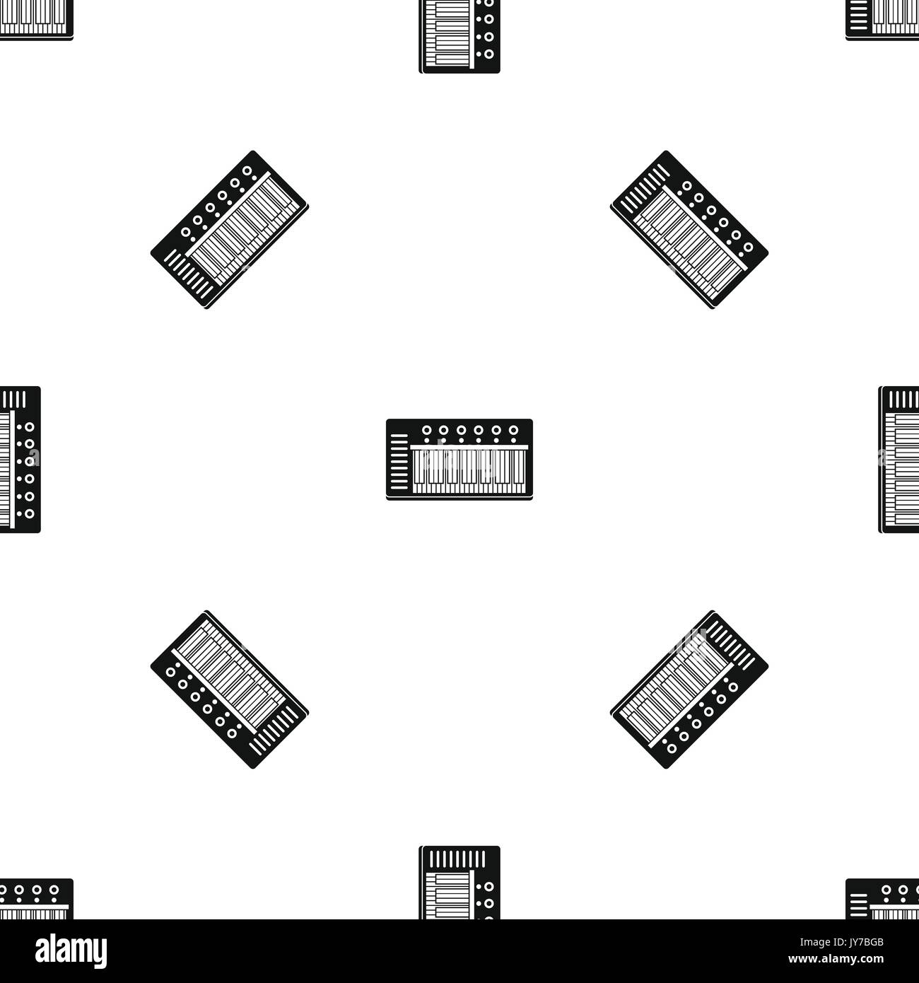 Synthesizer detail Stock Vector Images - Alamy