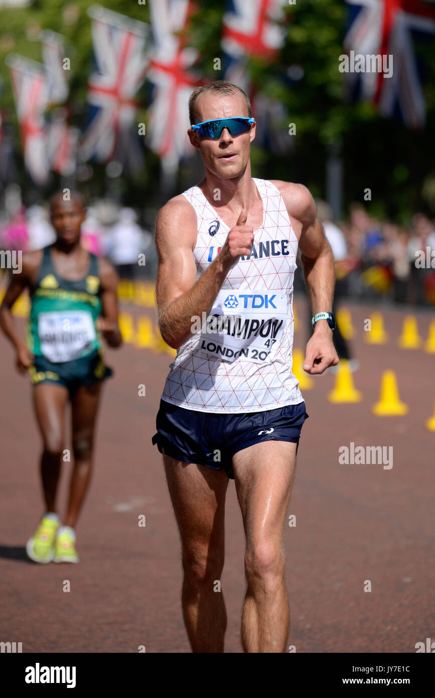 Kevin Campion of France competing in the IAAF World Athletics ...