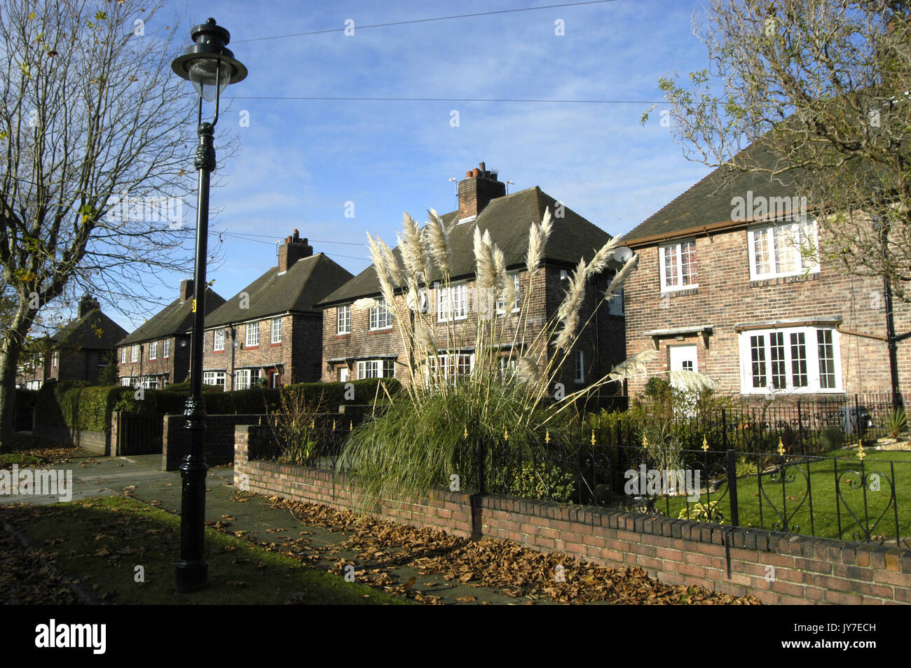 Housing in Boothstown Village, Salford Stock Photo - Alamy