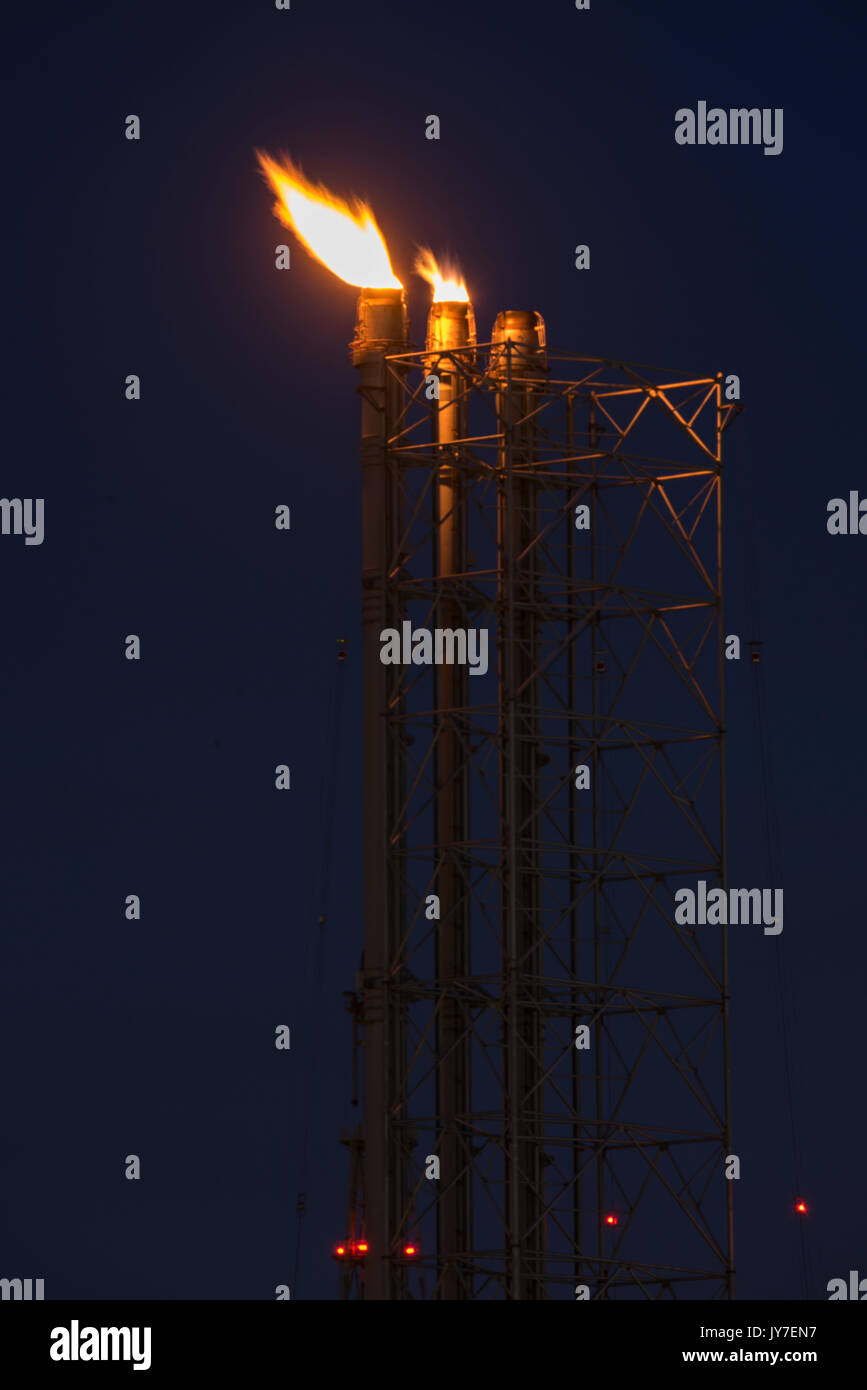 Flare stack hi-res stock photography and images - Alamy