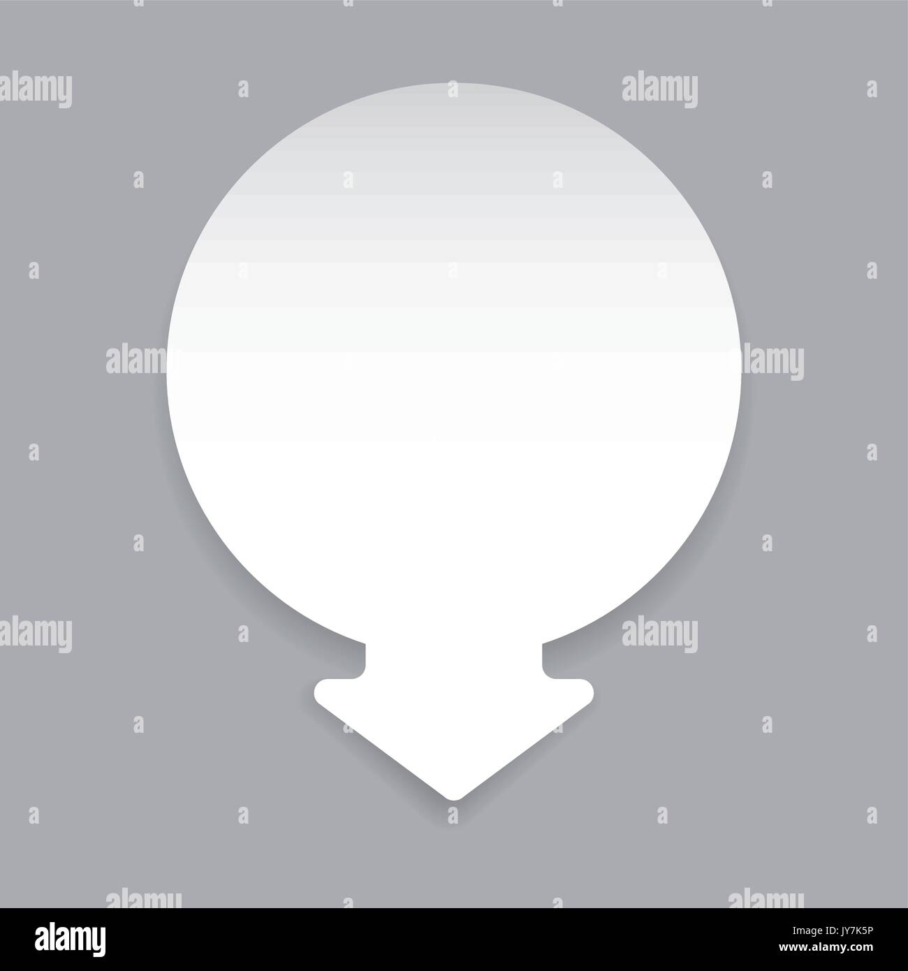 Empty arrow Stock Vector Images - Alamy