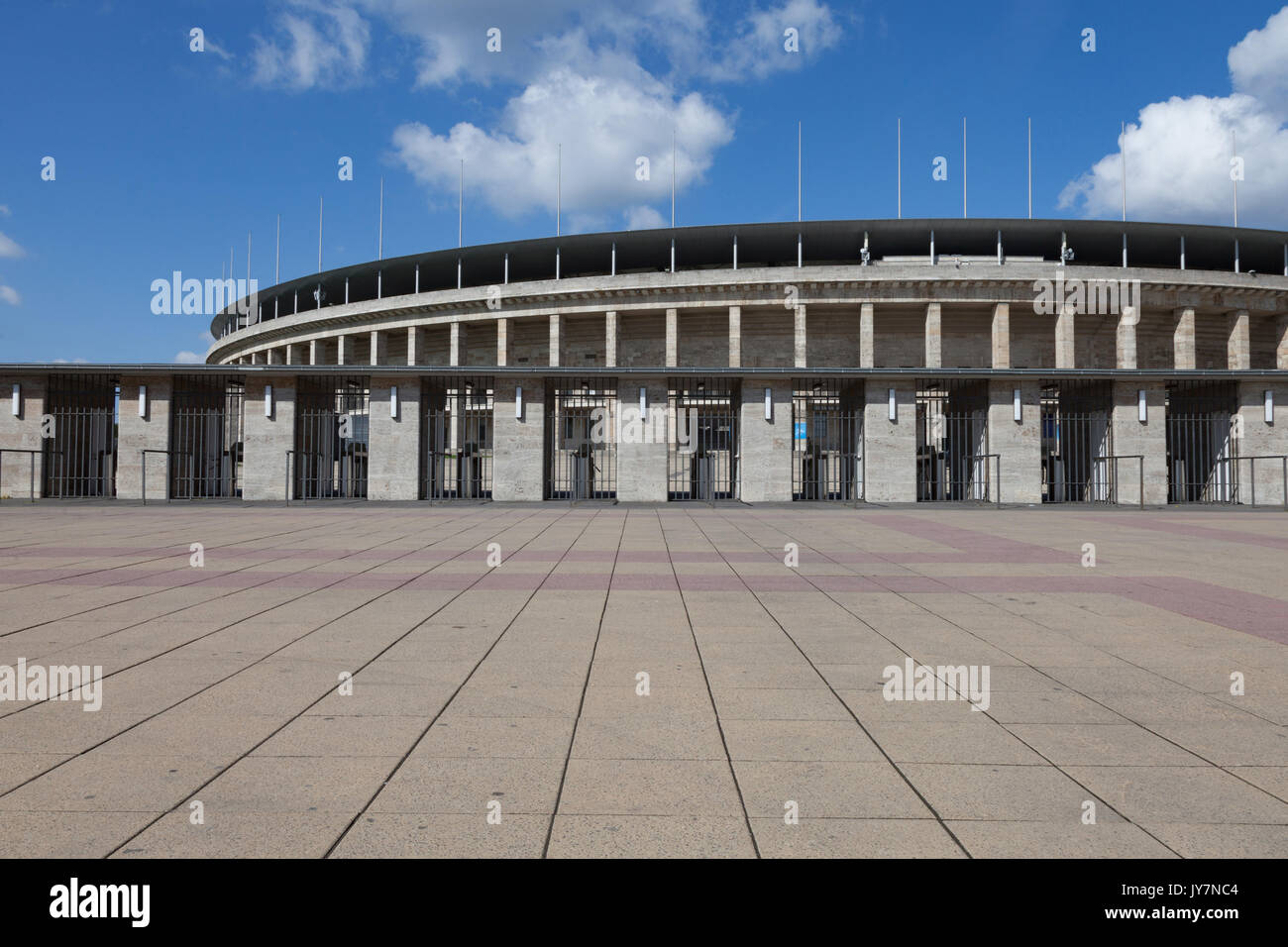 Entrance to the Olympic Stadium Berlin Germany Stock Photo - Alamy