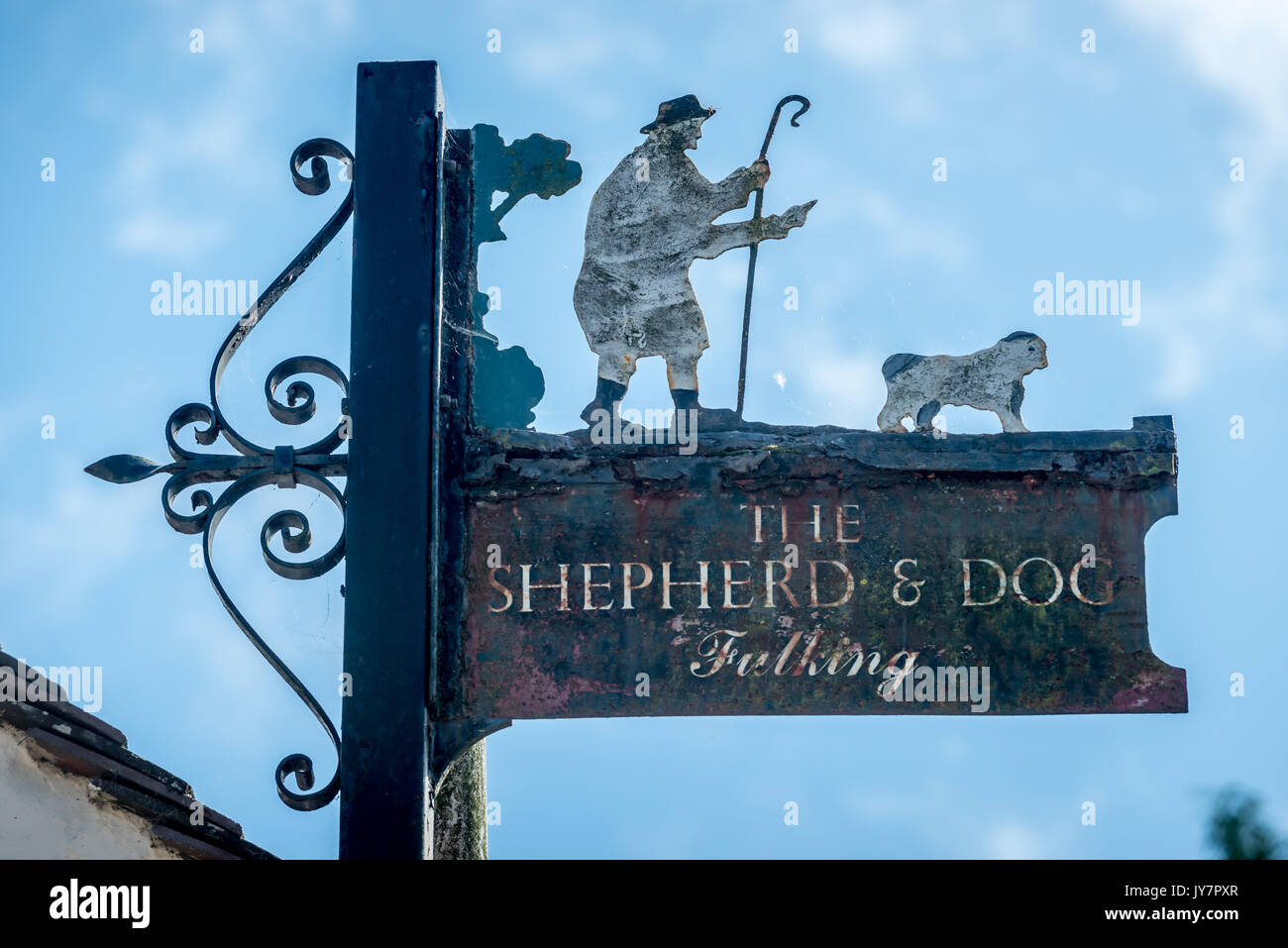The Shepherd and Dog pub in Fulking, East Sussex Stock Photo - Alamy