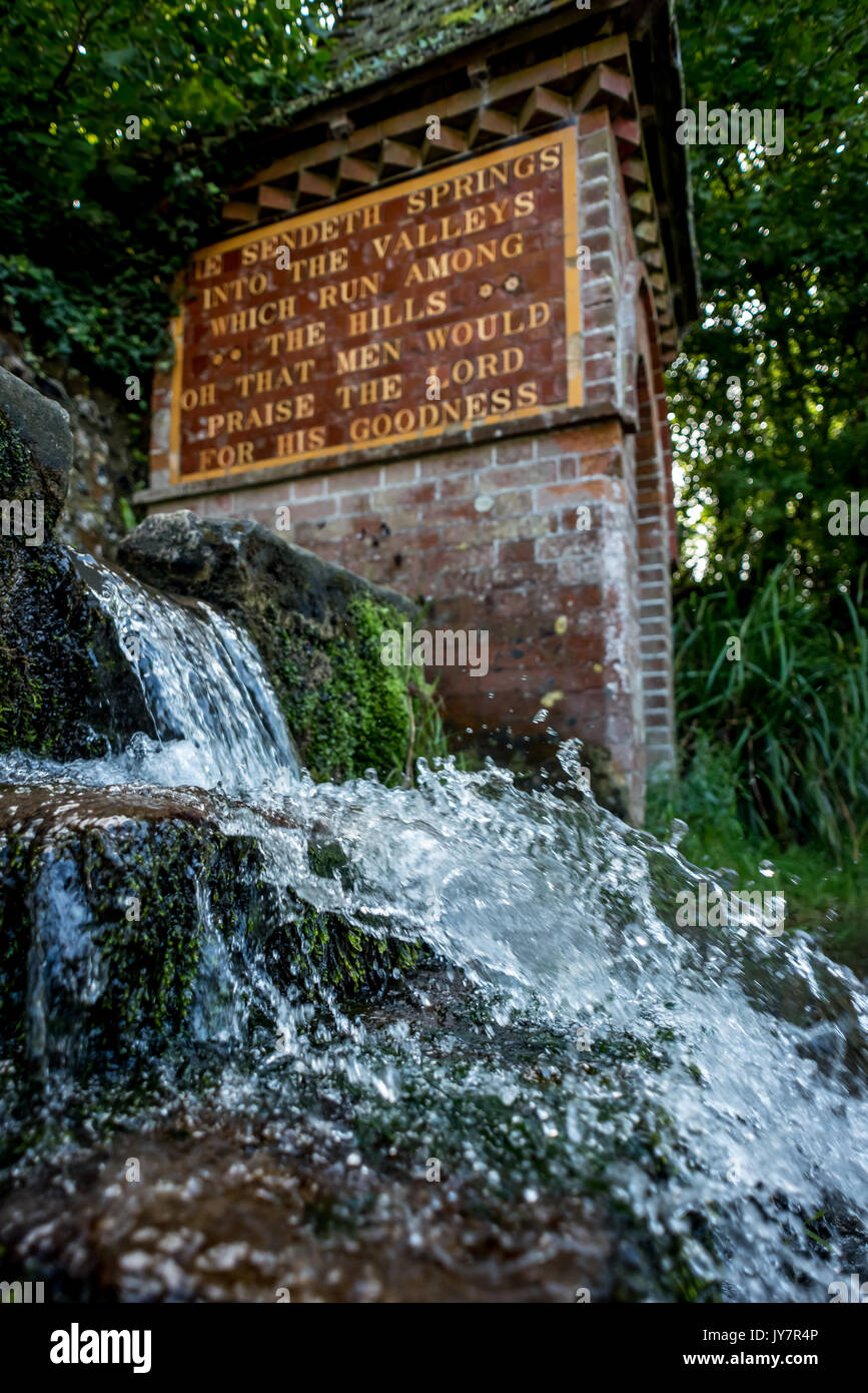 A stream dedicated to the works of god Stock Photo - Alamy