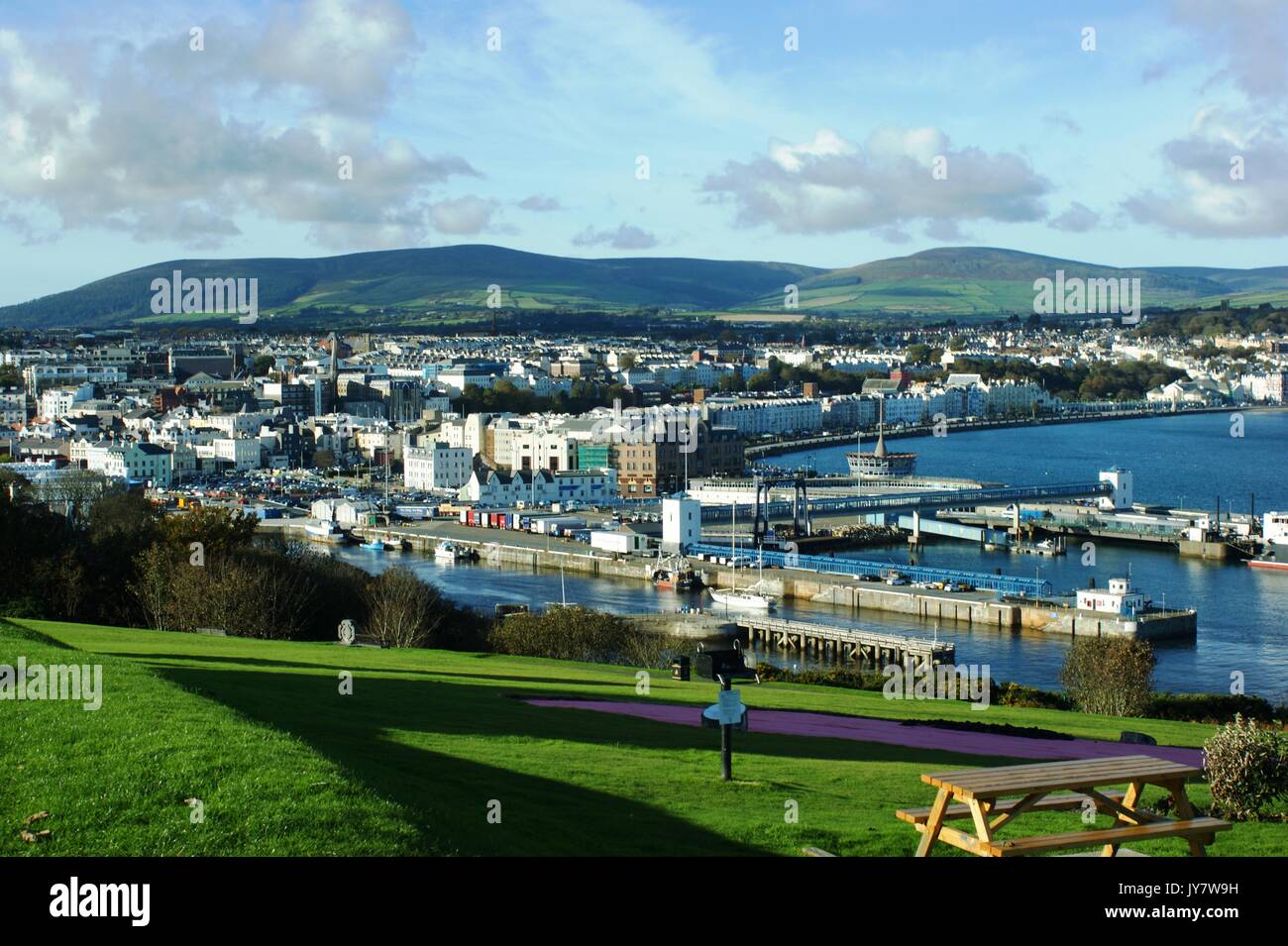 Douglas pier isle man hi-res stock photography and images - Alamy