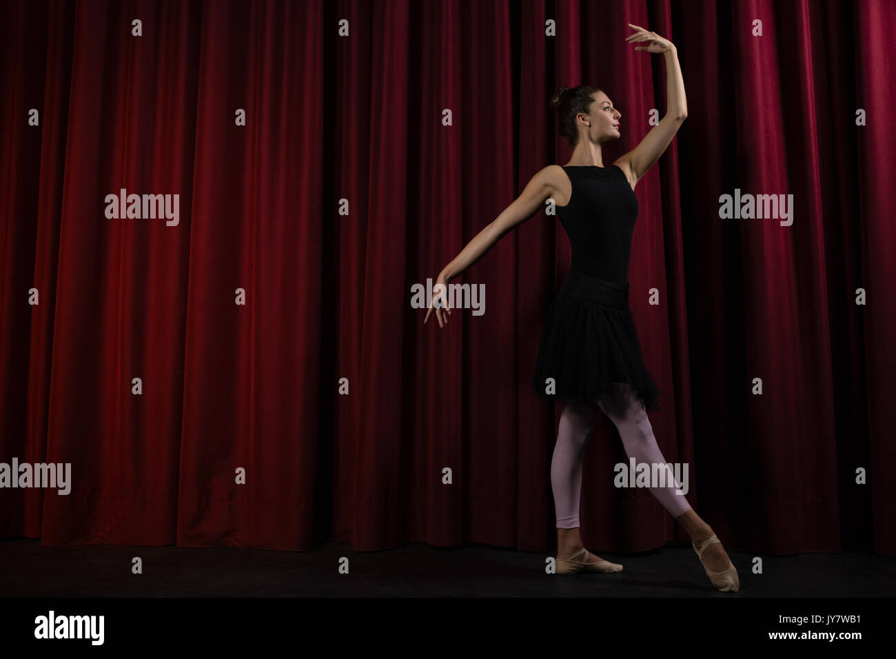 Ballerina performing on stage in hi-res stock photography and images ...