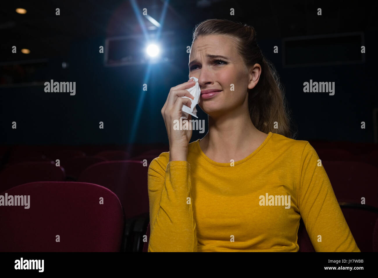 Sad movie theatre hi-res stock photography and images - Alamy