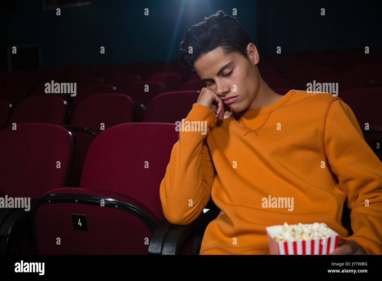 Boring movie theatre hi-res stock photography and images - Alamy