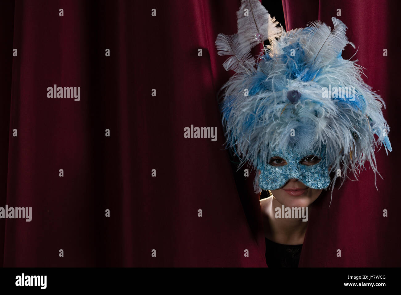 Smiling masquerade hi-res stock photography and images - Alamy