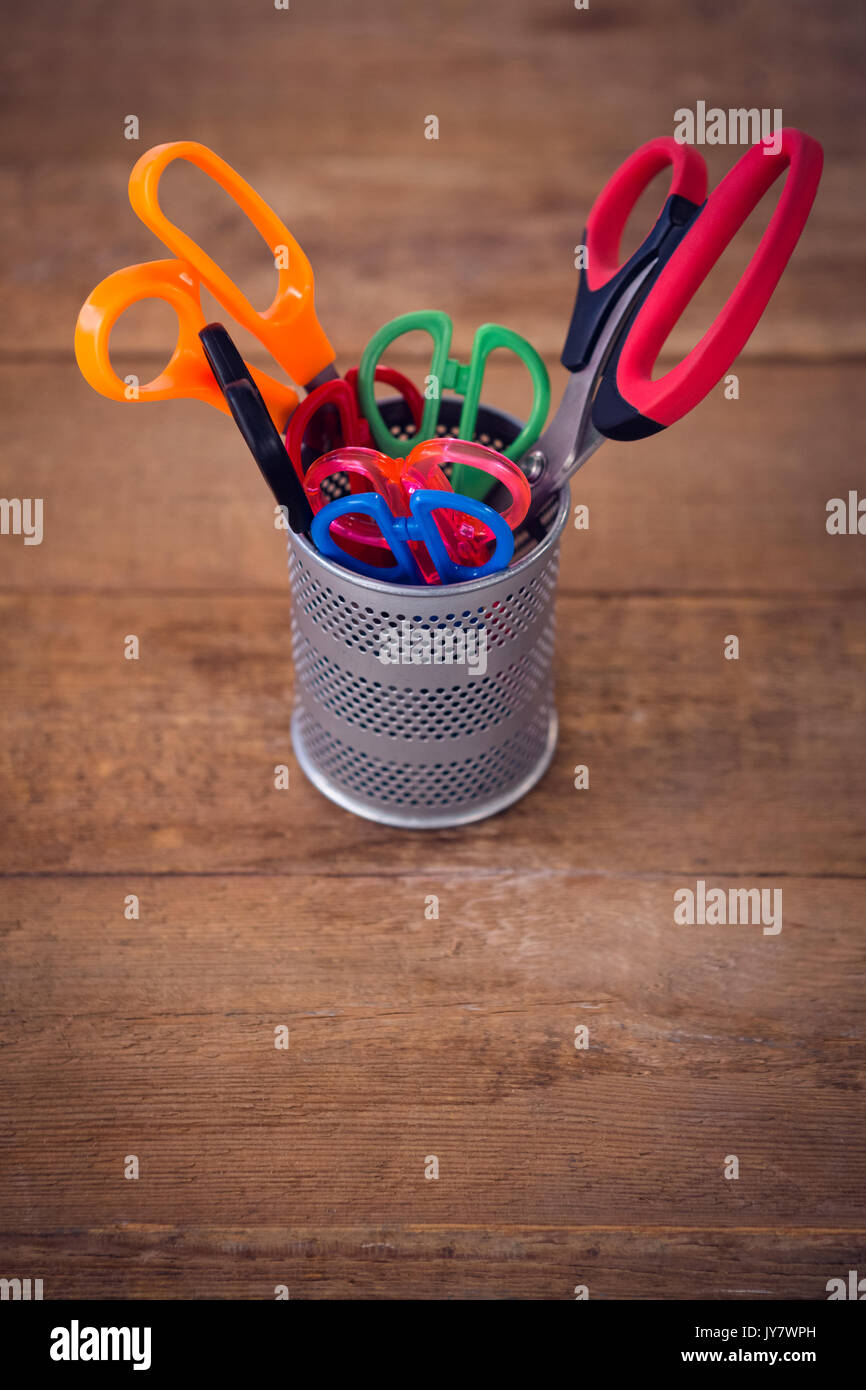 Scissors on desk hi-res stock photography and images - Alamy