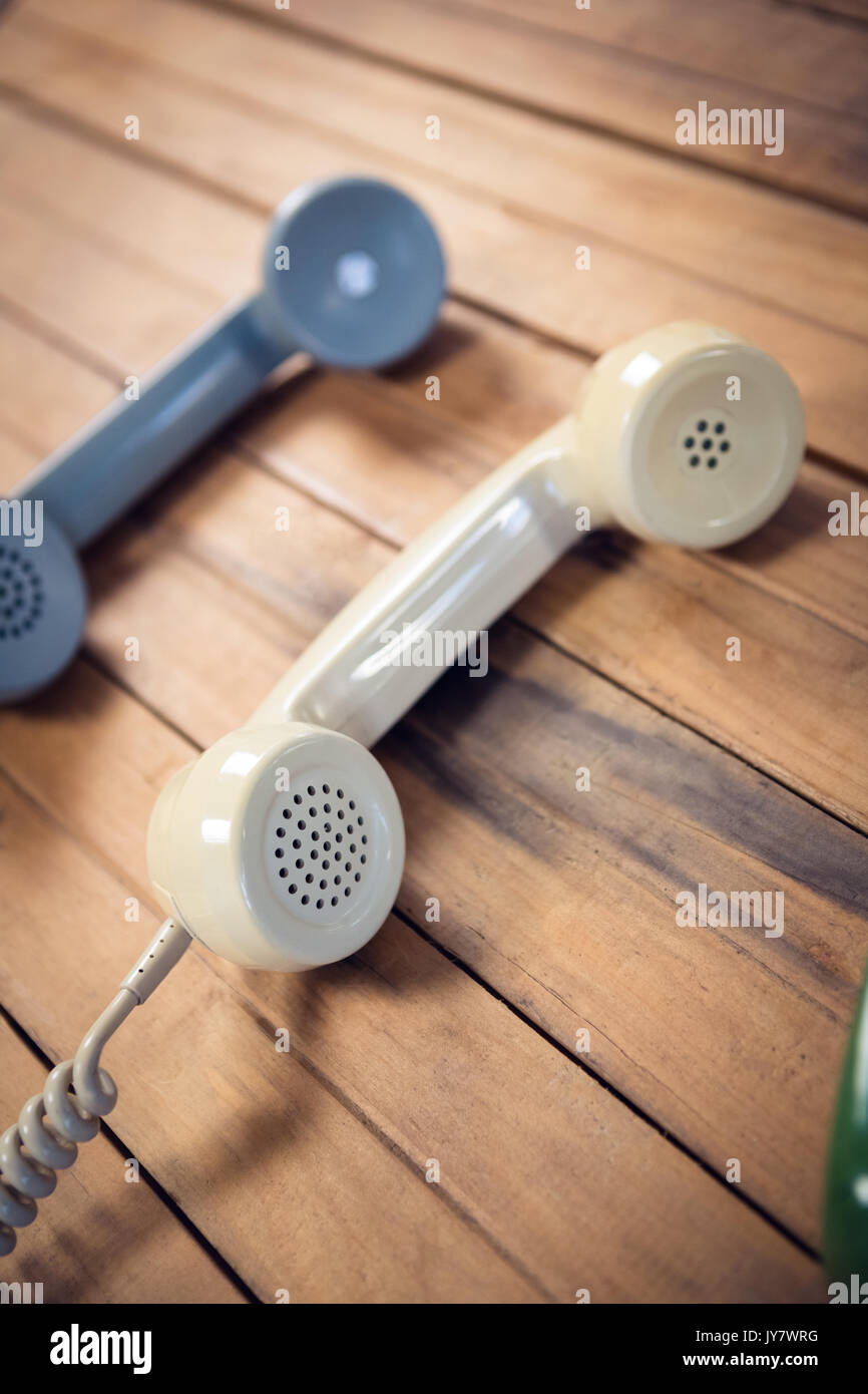Telephone receivers hi-res stock photography and images - Alamy