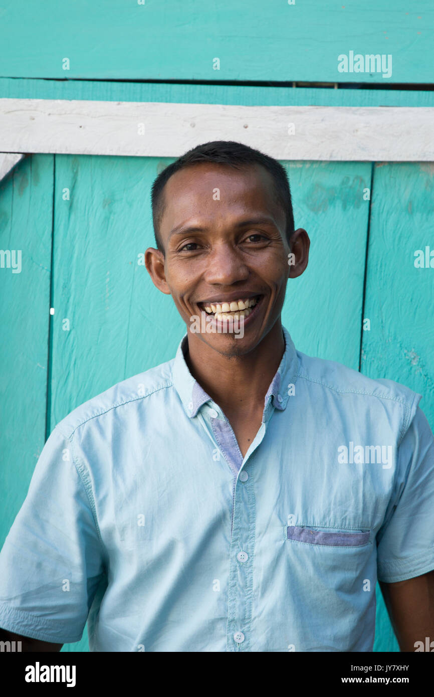 Grinning teeth man hi-res stock photography and images - Alamy