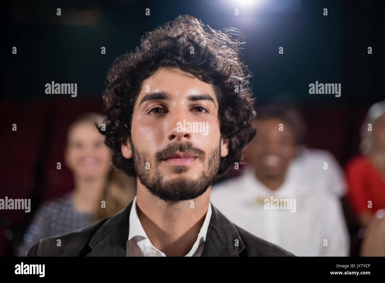 Man sitting theatre hi-res stock photography and images - Alamy