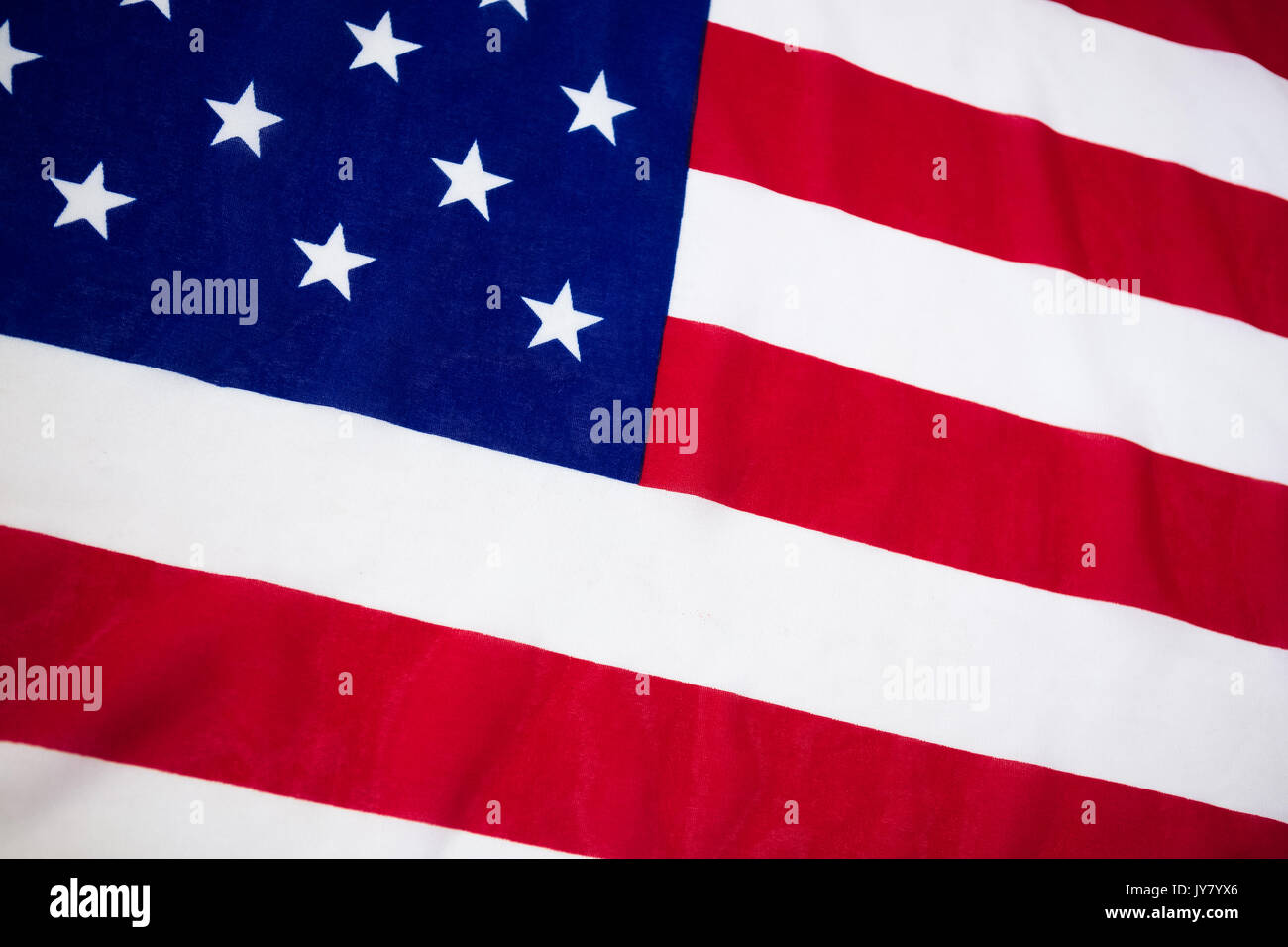 Overhead view of American national flag Stock Photo - Alamy