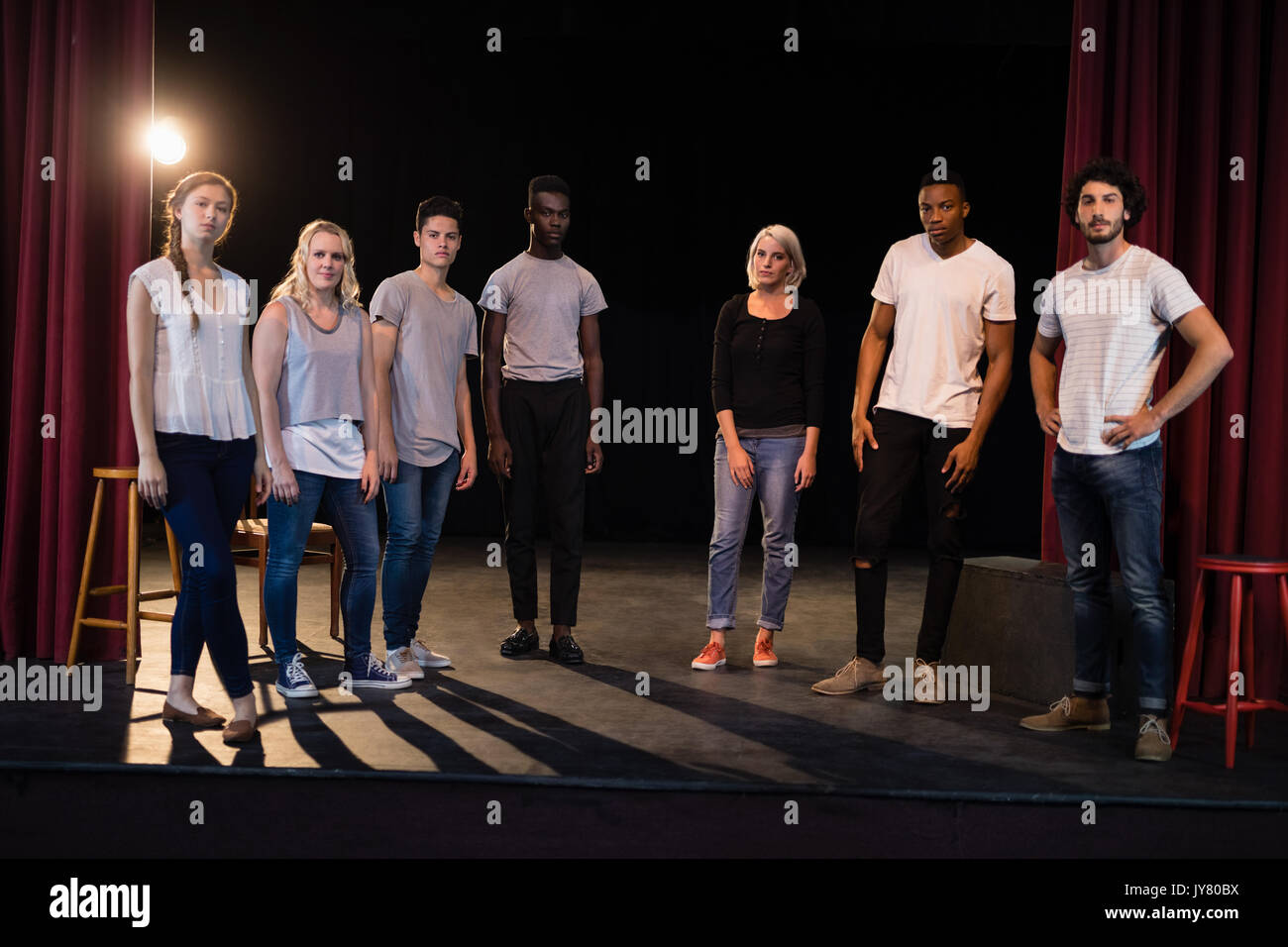 Actors practicing theatre hi-res stock photography and images - Alamy