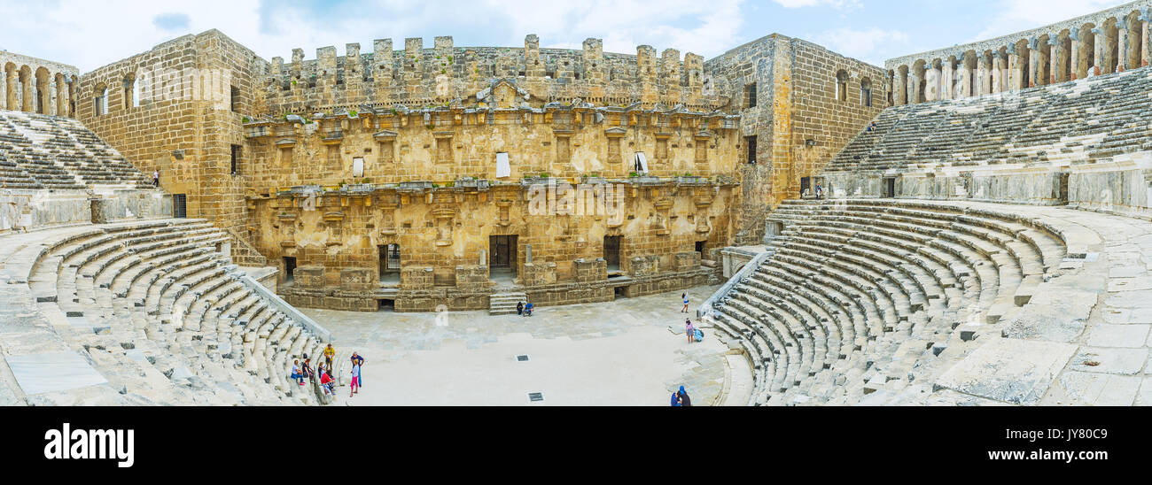 Theatron ancient greek theater hi-res stock photography and images - Alamy
