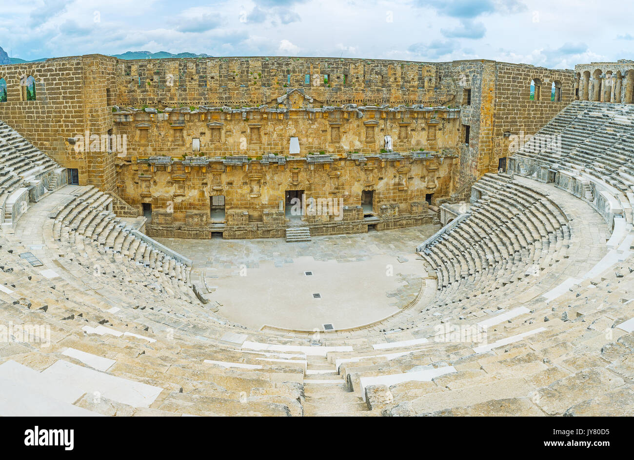Theatron ancient greek theater hi-res stock photography and images - Alamy