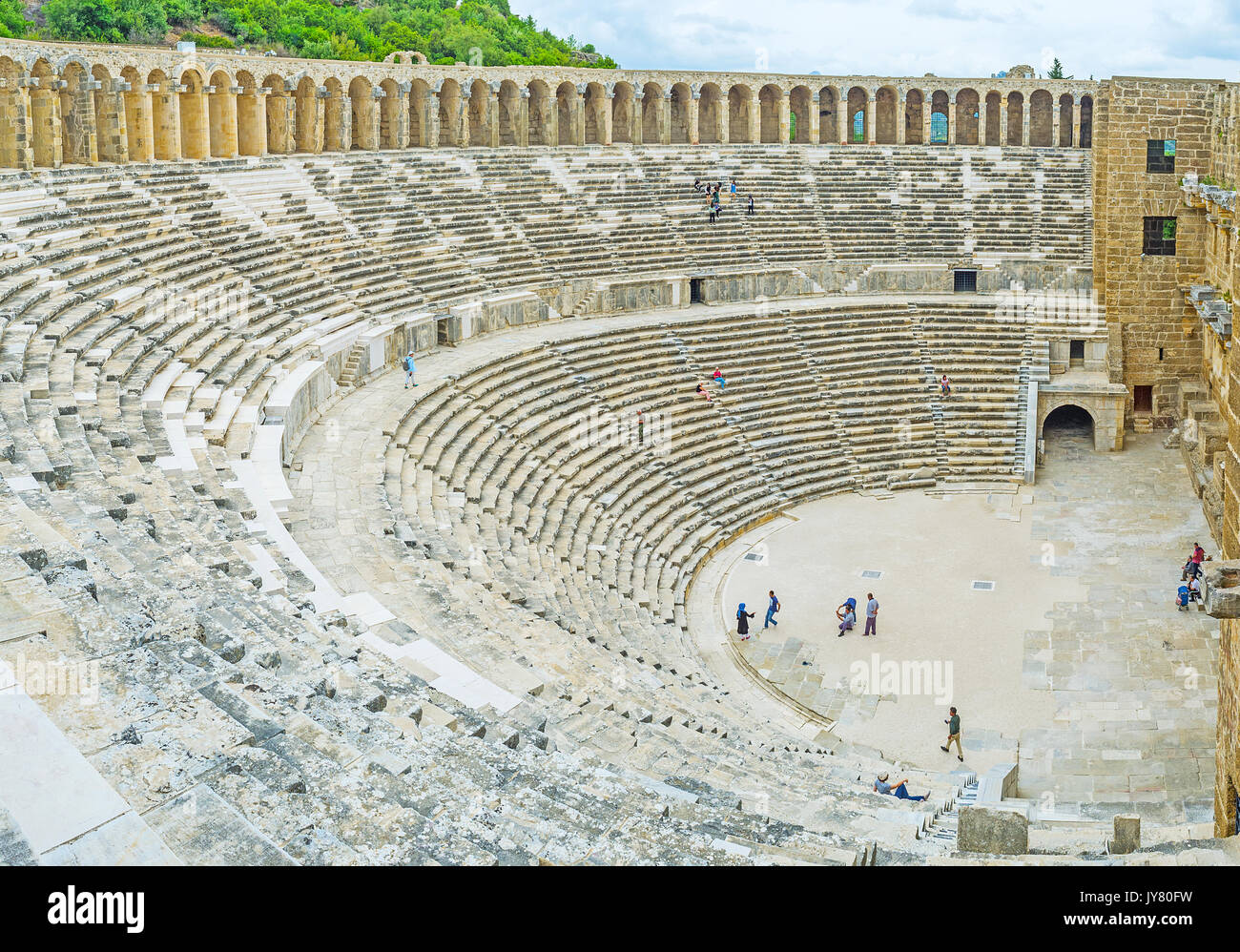 Theatron ancient greek theater hi-res stock photography and images - Alamy