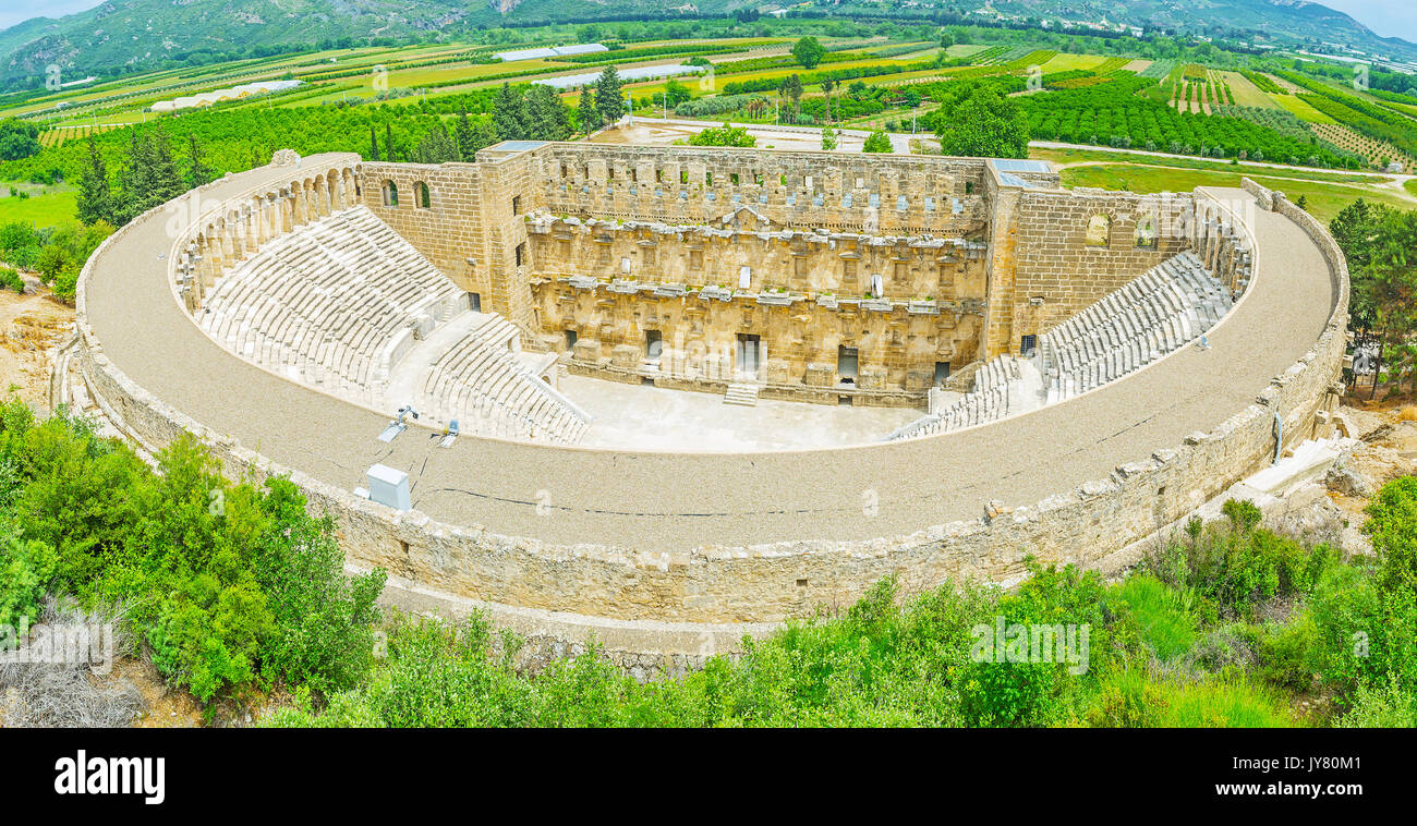 Theatron ancient greek theater hi-res stock photography and images - Alamy