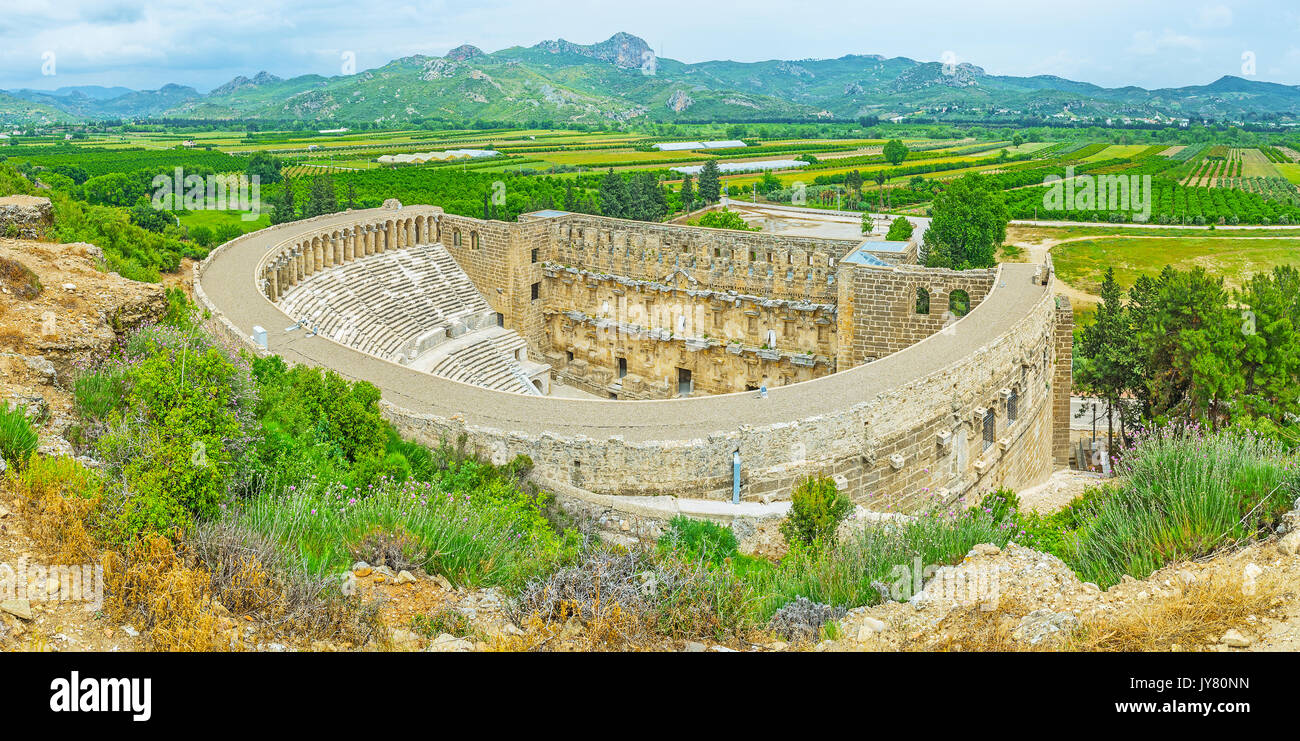 Aspendos archaeological site is the perfect place to enjoy the ancient ...