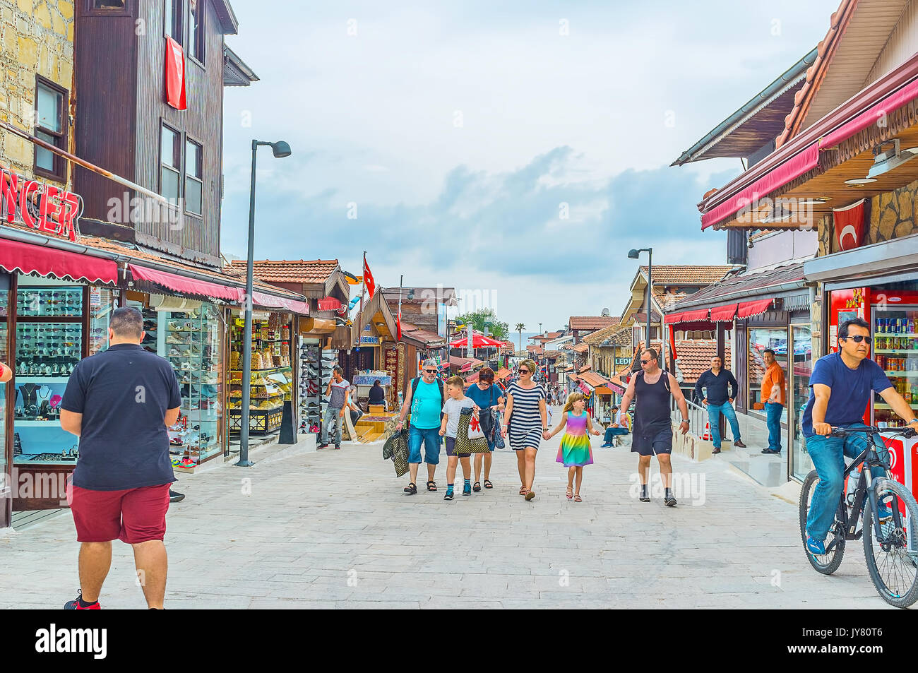 Shopping street side turkey hi-res stock photography and images - Alamy