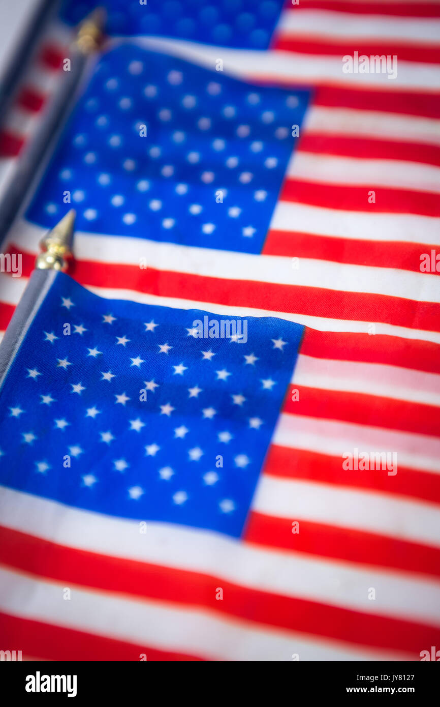 American national flags hi-res stock photography and images - Alamy