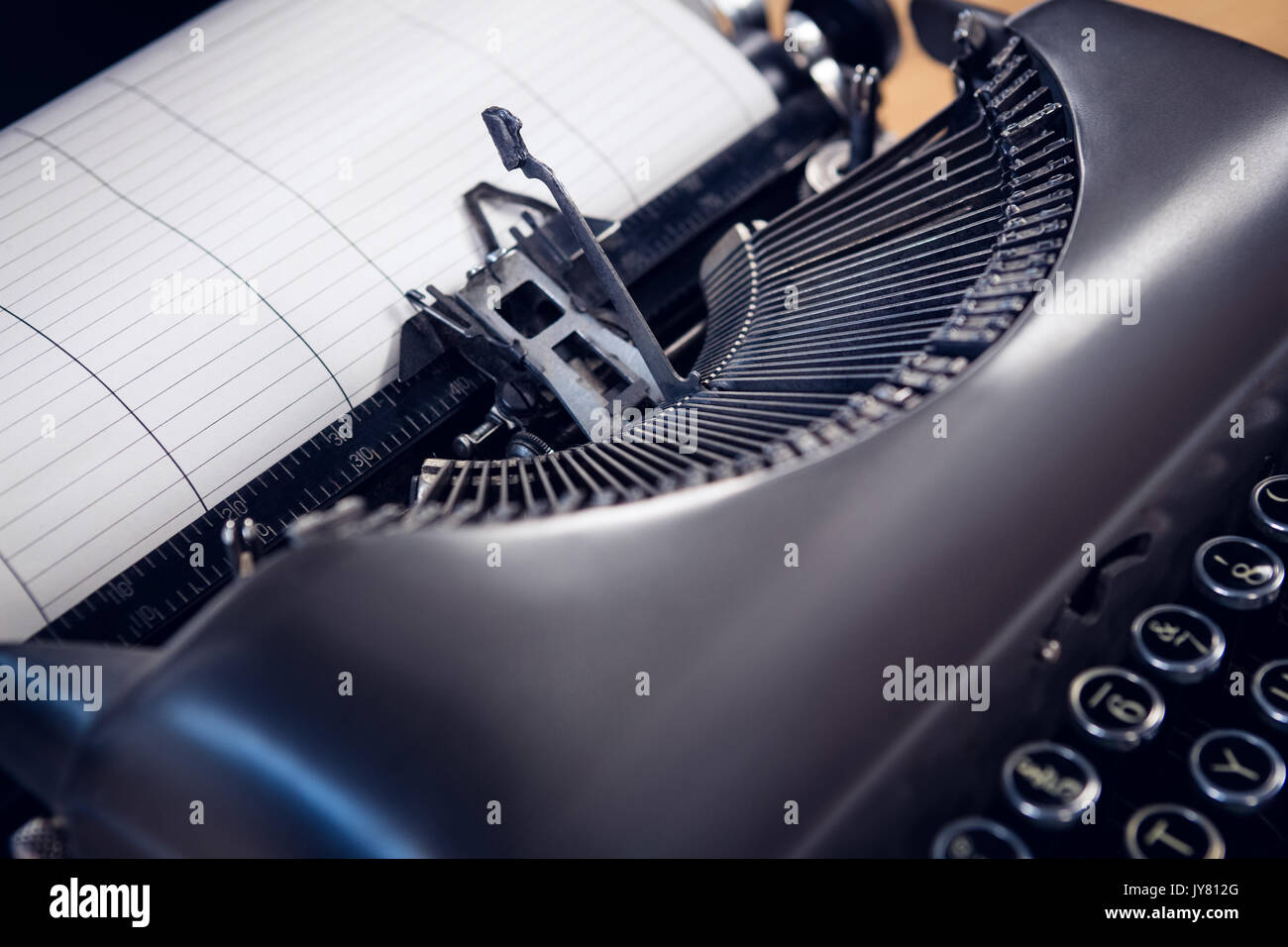 Typewriter keyboard close up shot hi-res stock photography and images ...