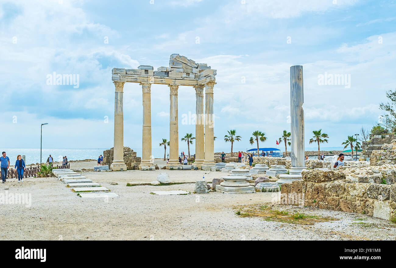 SIDE, TURKEY - MAY 8, 2017: The most beautiful and famous ...