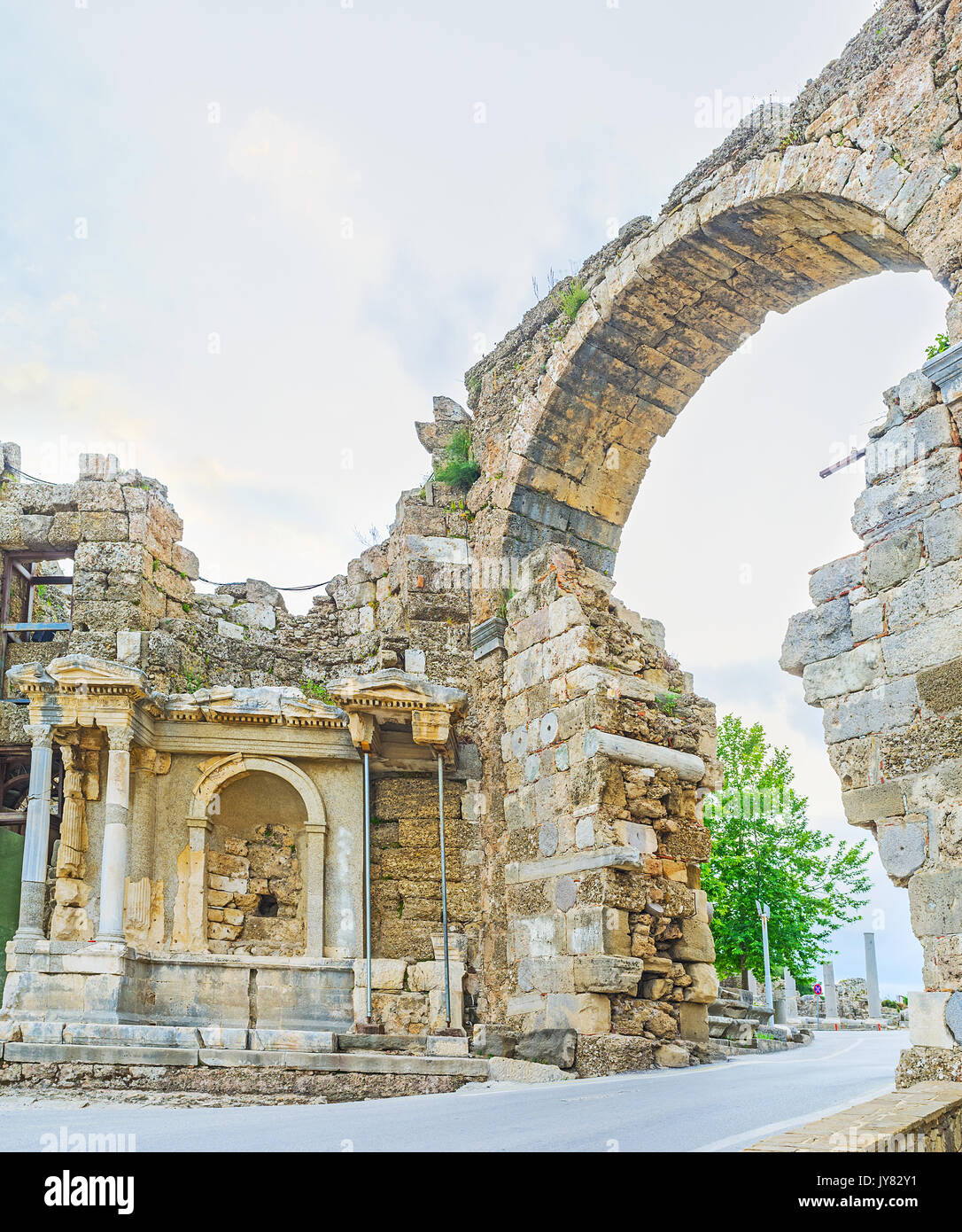 Vespasian monument and the Monumental Gate are the ancient landmarks ...
