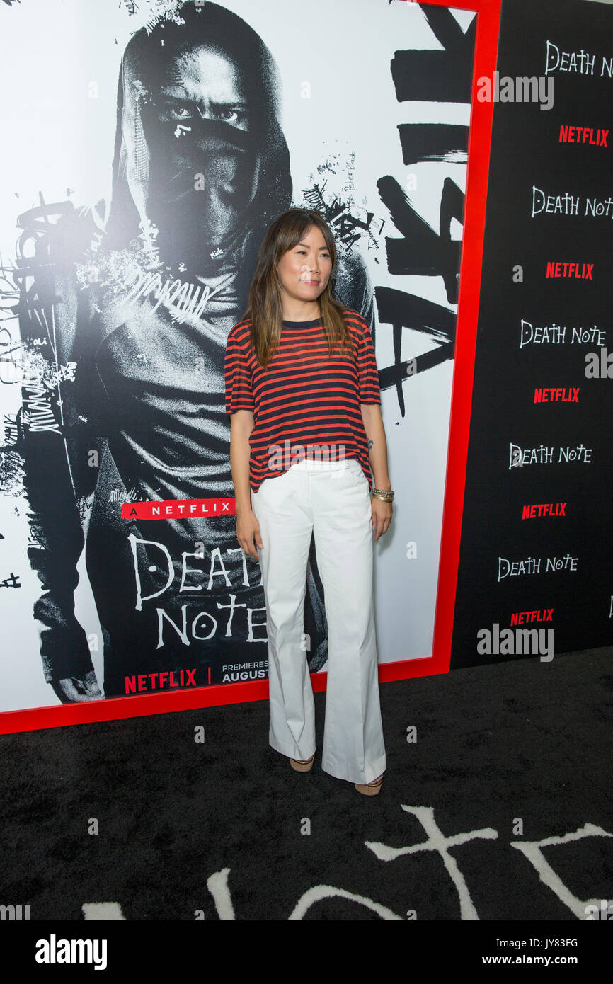 New York, NY USA - August 17, 2017: Miri Yoon attends Netflix premiere ...