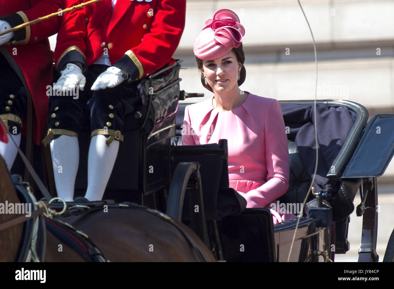 Trooping the Colour: The Queen's Birthday Parade Featuring: Catherine ...