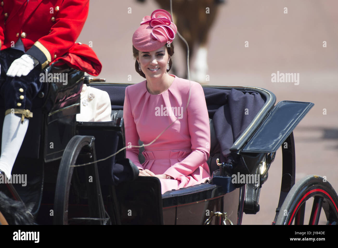 Trooping the Colour: The Queen's Birthday Parade Featuring: Catherine ...