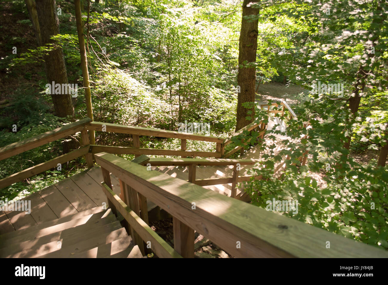 Winding outdoor stairway hi-res stock photography and images - Alamy