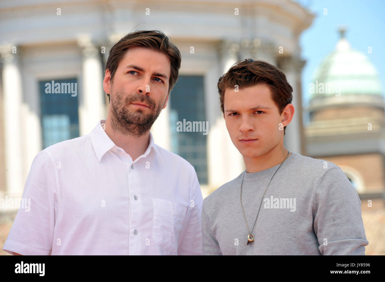 'Spider-Man: Homecoming' photocall in Rome Featuring: Tom Holland, Jon ...