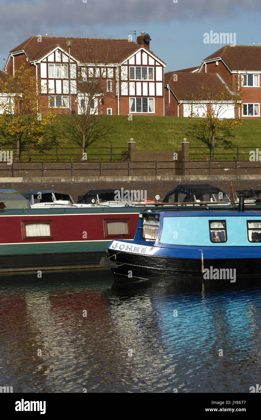 Boothstown Basin Marina Stock Photo - Alamy