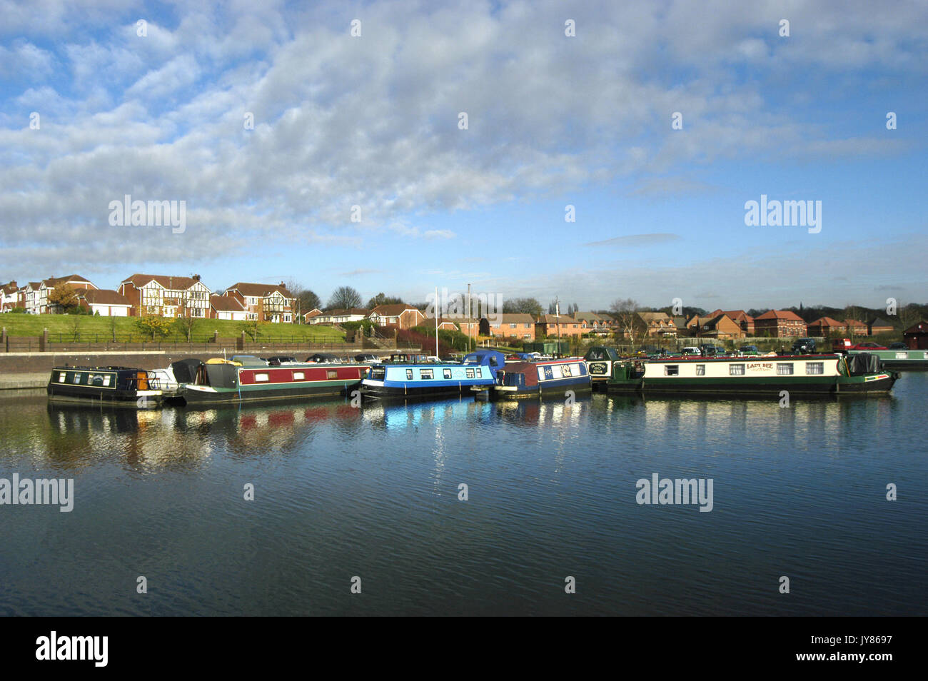Boothstown Basin Marina Stock Photo - Alamy