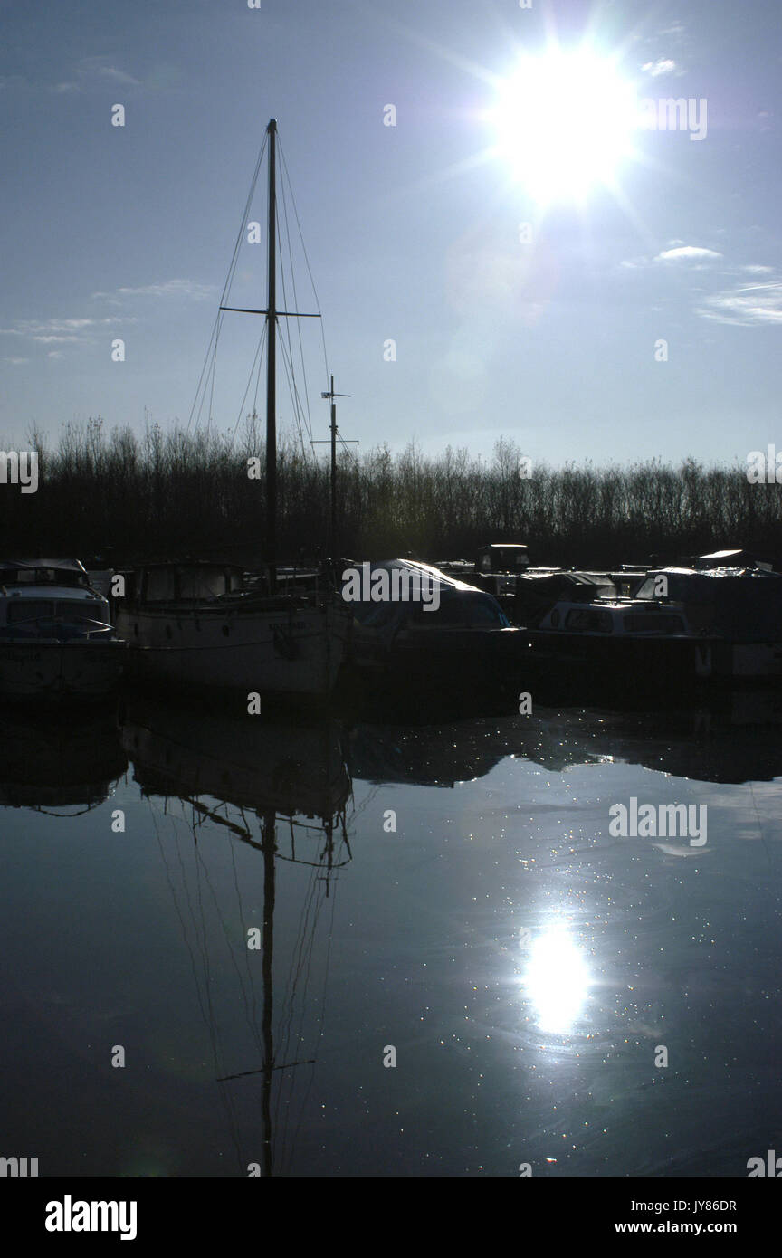 Boothstown Basin Marina Stock Photo - Alamy