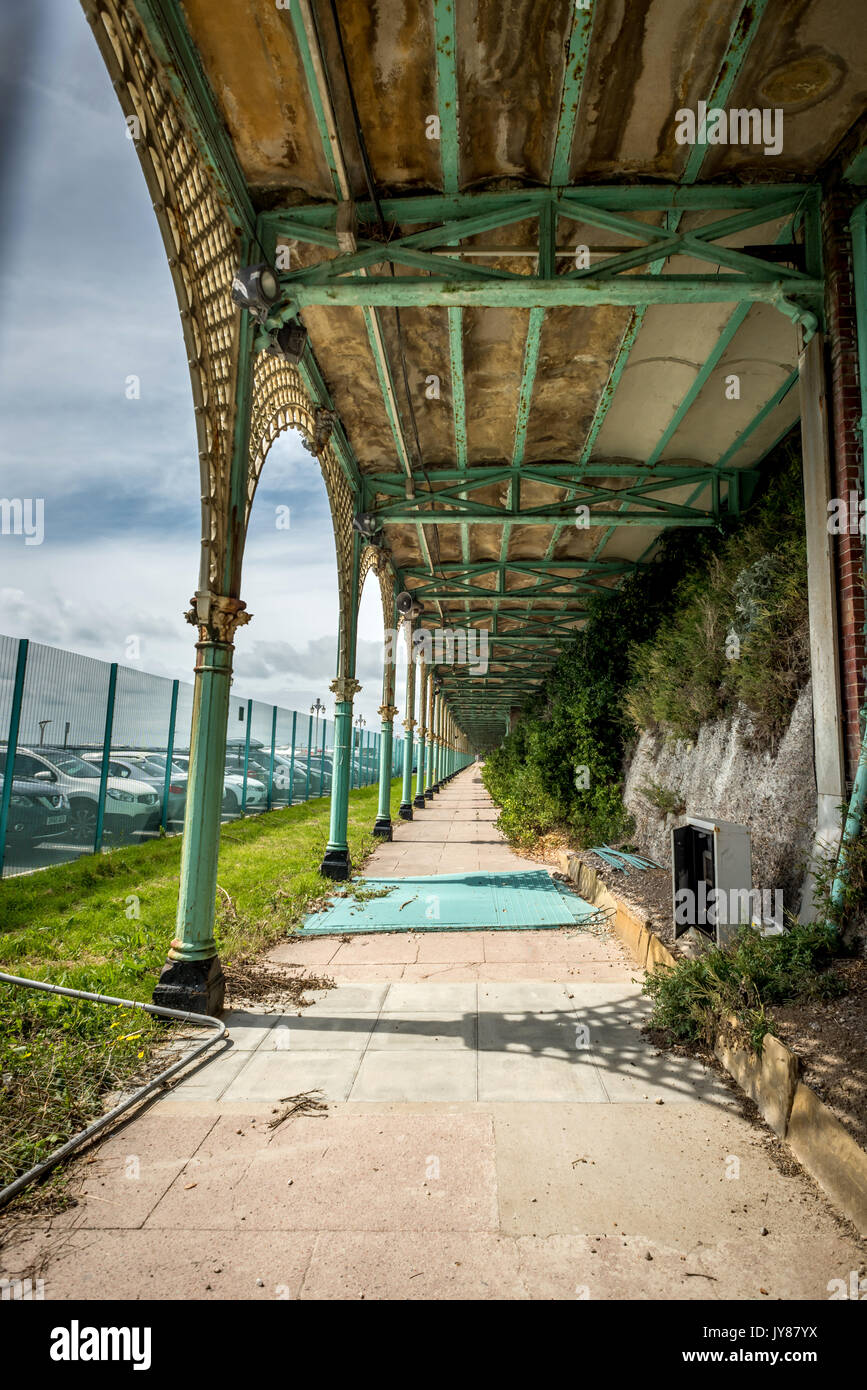 Marine Parade arches on Brighton seafront Stock Photo - Alamy