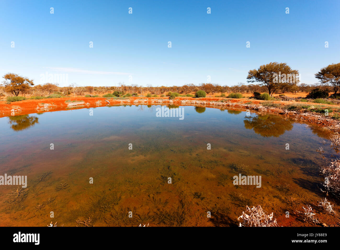Dam in Australian outback, Murchison, Western Australia Stock Photo - Alamy