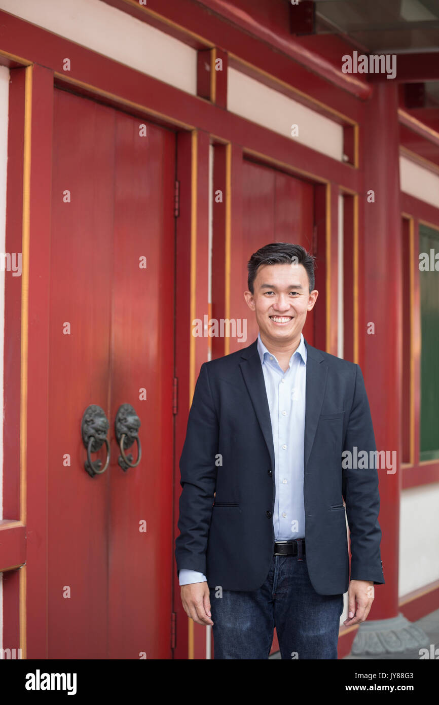 Smart city asian chinese businessmen hi-res stock photography and ...