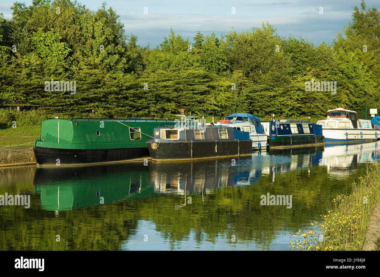 Boothstown Basin Marina Stock Photo - Alamy