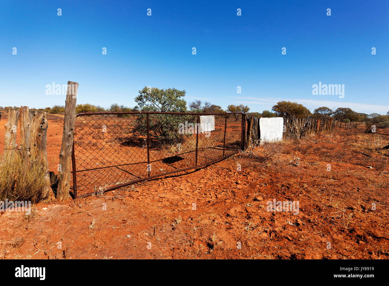 Old Fence In Outback Australia High Resolution Stock Photography and ...
