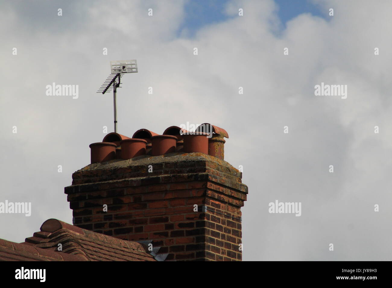 Medieval brick chimney stack hi-res stock photography and images - Alamy