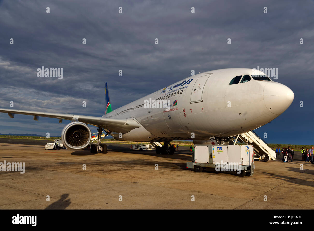 Airbus A330 of Air Namibia on Hosea Kutako Airport in Windhoek, Namibia ...