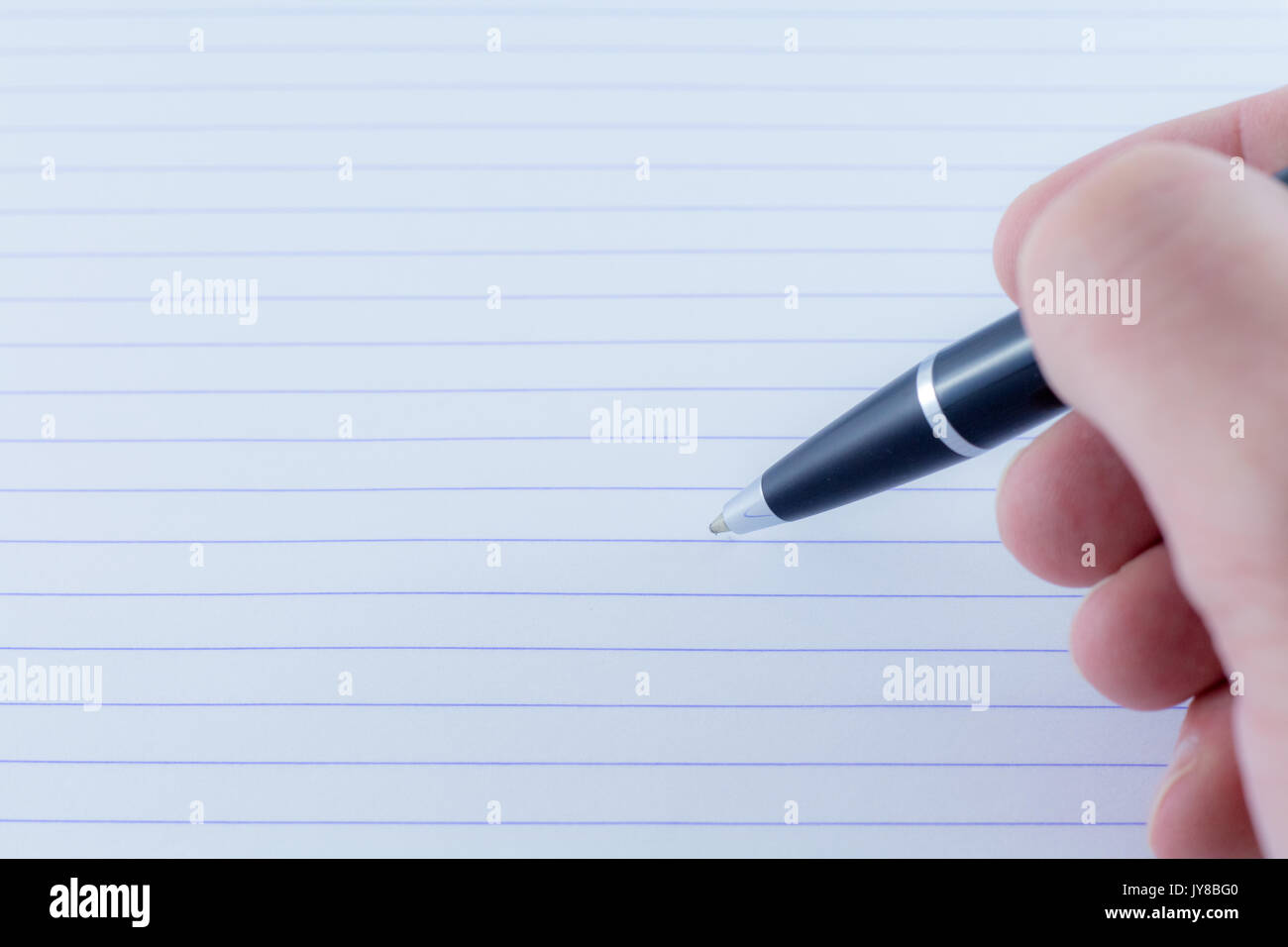 Hand writing with pen hi-res stock photography and images - Alamy