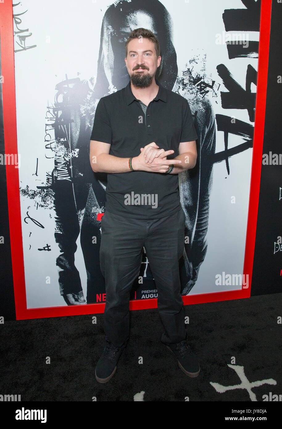 New York, United States. 17th Aug, 2017. Adam Wingard attends Netflix ...