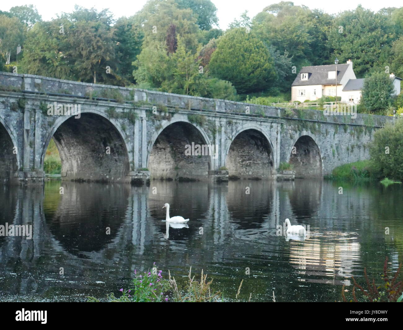 Bridge over water Stock Photo - Alamy